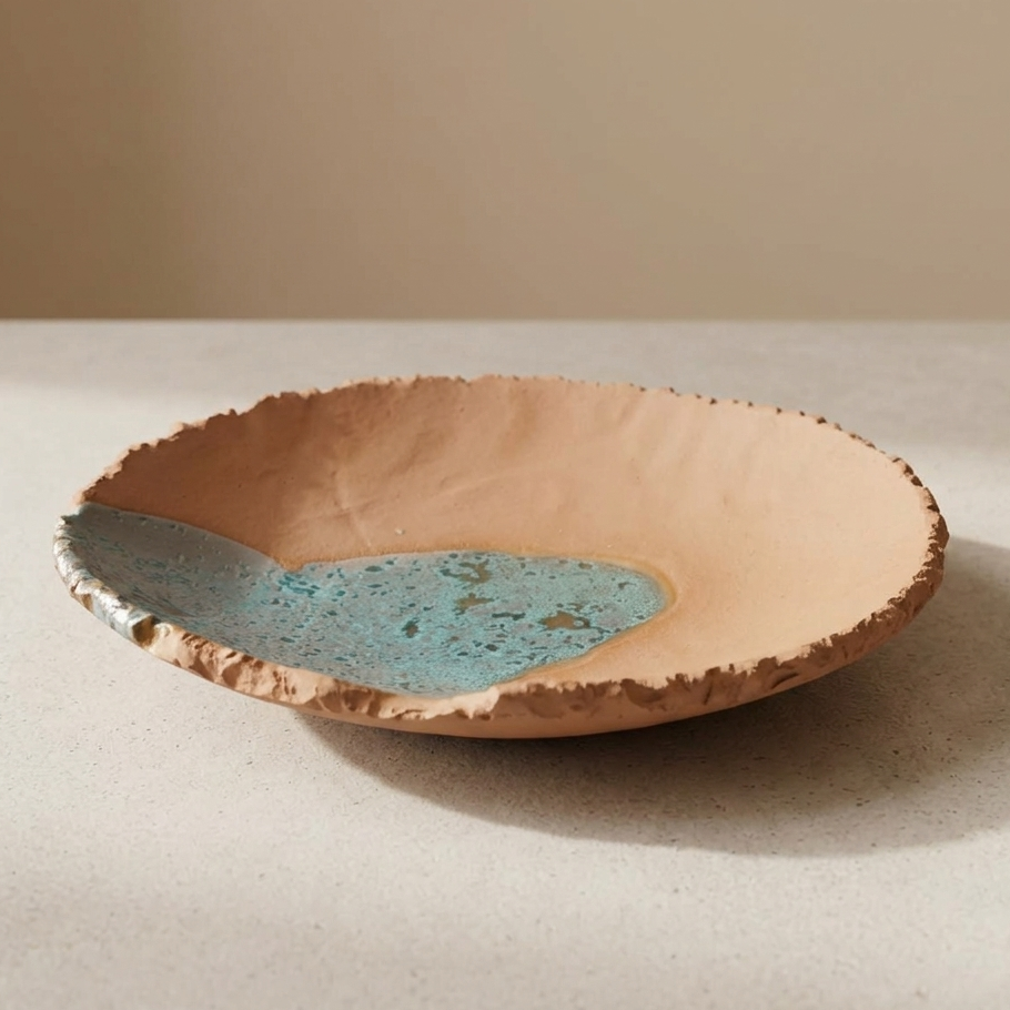 Plato paleteado – Polen Ceramic Studio